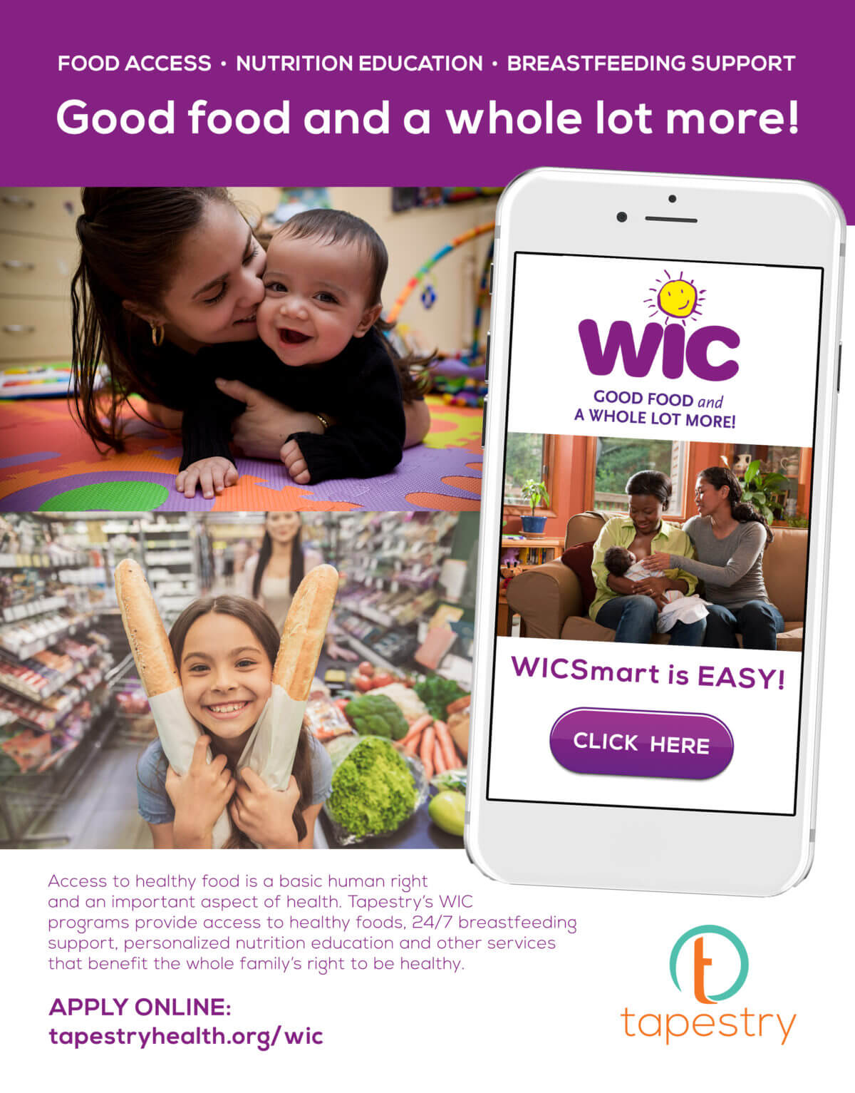 WIC: Food Access & Family Nutrition - Tapestry Health